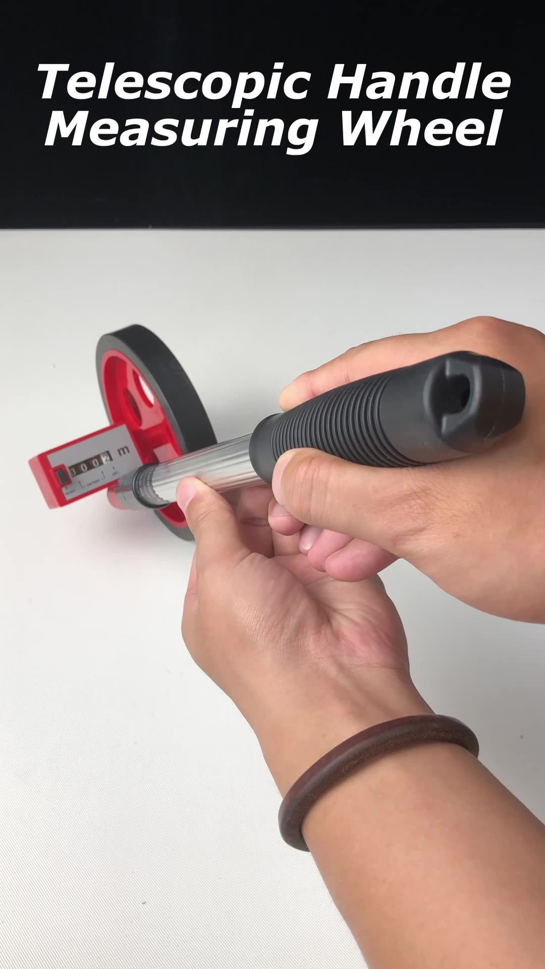 Telescoping Digit Walking Rolling Meter Single Measuring Wheel - Buy ...