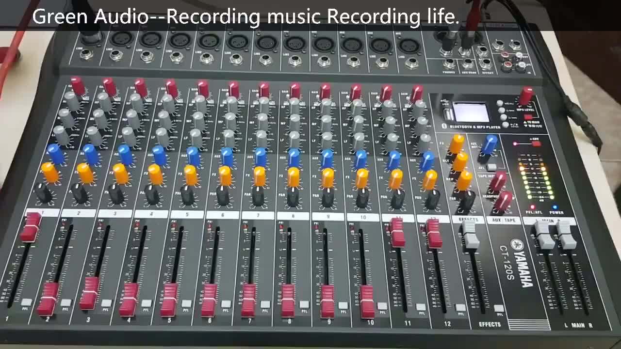 16 Channel Audio Mixer 6 Music Mode Usb Bluetooth Mixing Console ...