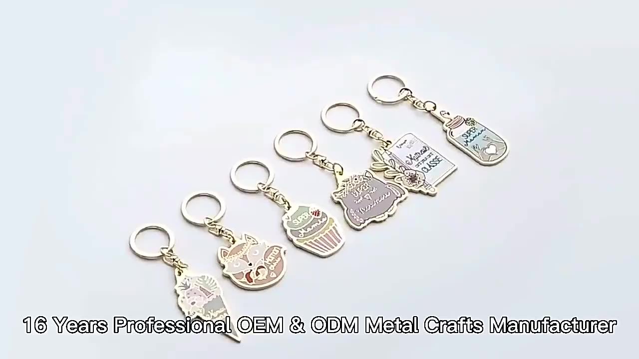 Personalized Custom 2d 3d Logo Enamel Keychain Key Chain Zinc Alloy ...