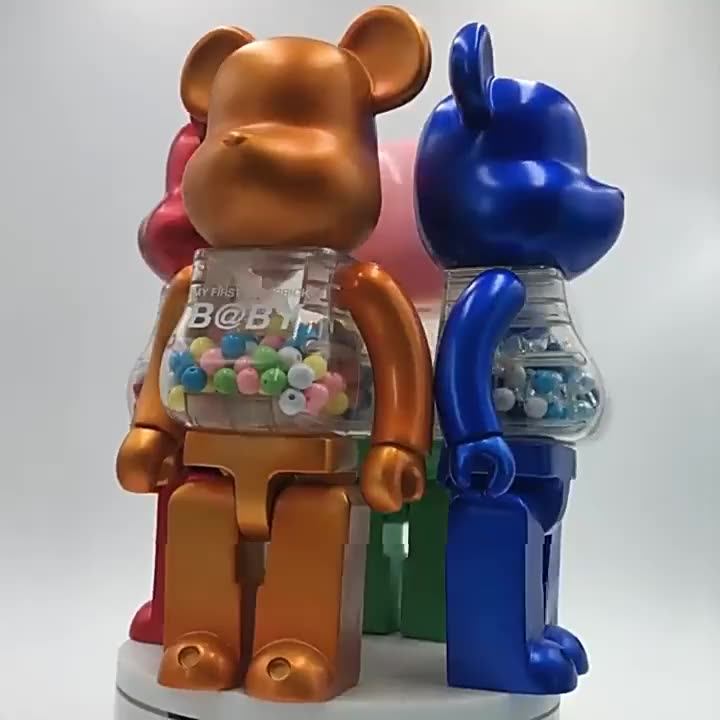 Bearbrick 400% Violence Bear Figures My First Baby Pink Kwas Bears ...