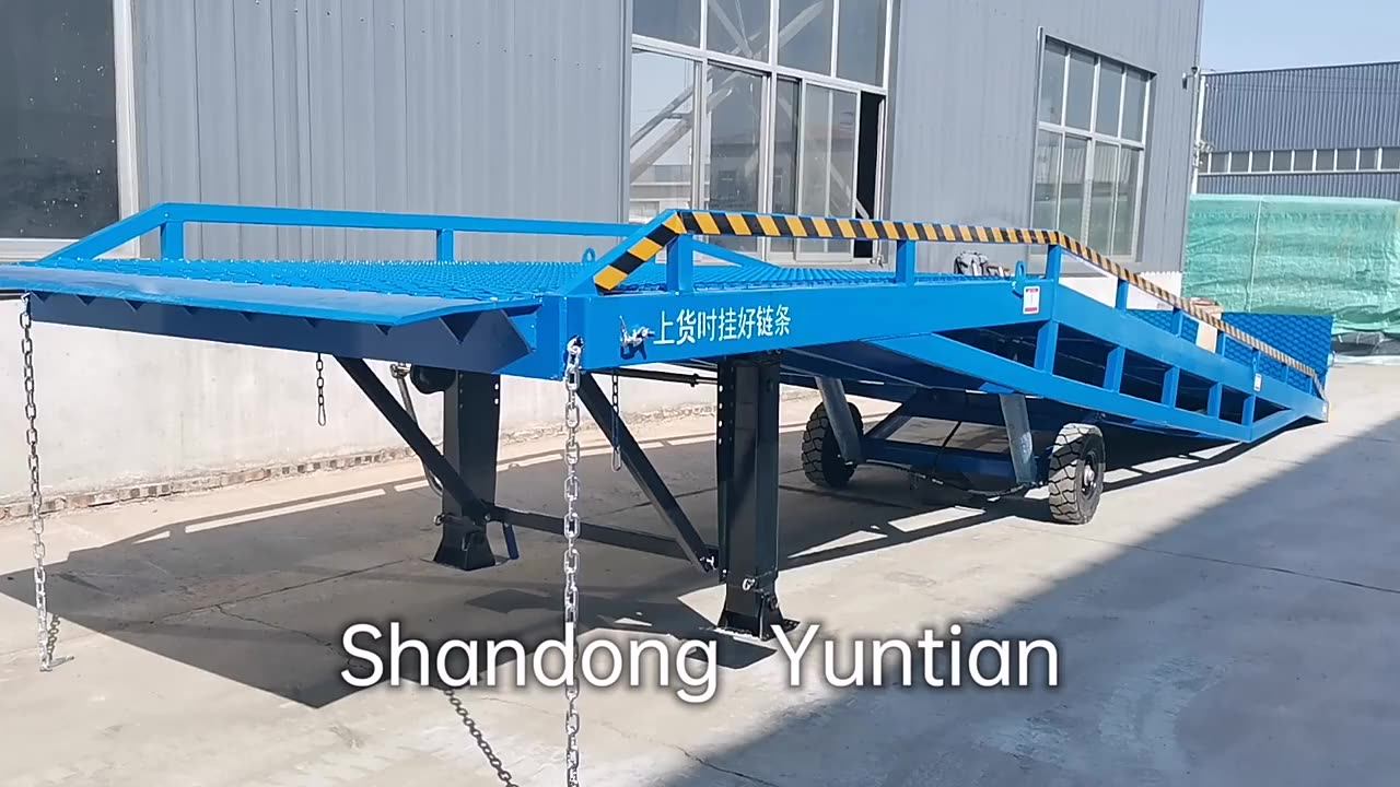 12ton Portable Mobile Bridge Yard Ramp Shipping Container Loading Dock ...