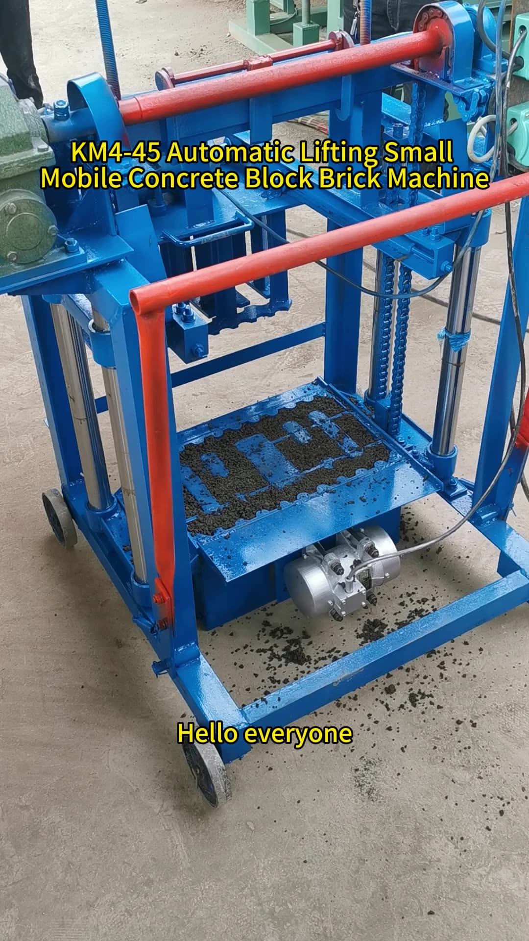 Economical Km4-45 Automatic Lifting Concrete Block Making Machine For ...