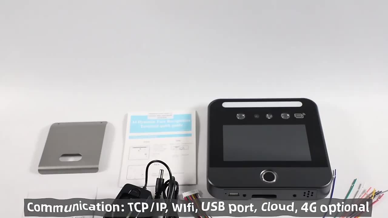 Employee Time Clock In And Out Biometric Face Fingerprint Time ...