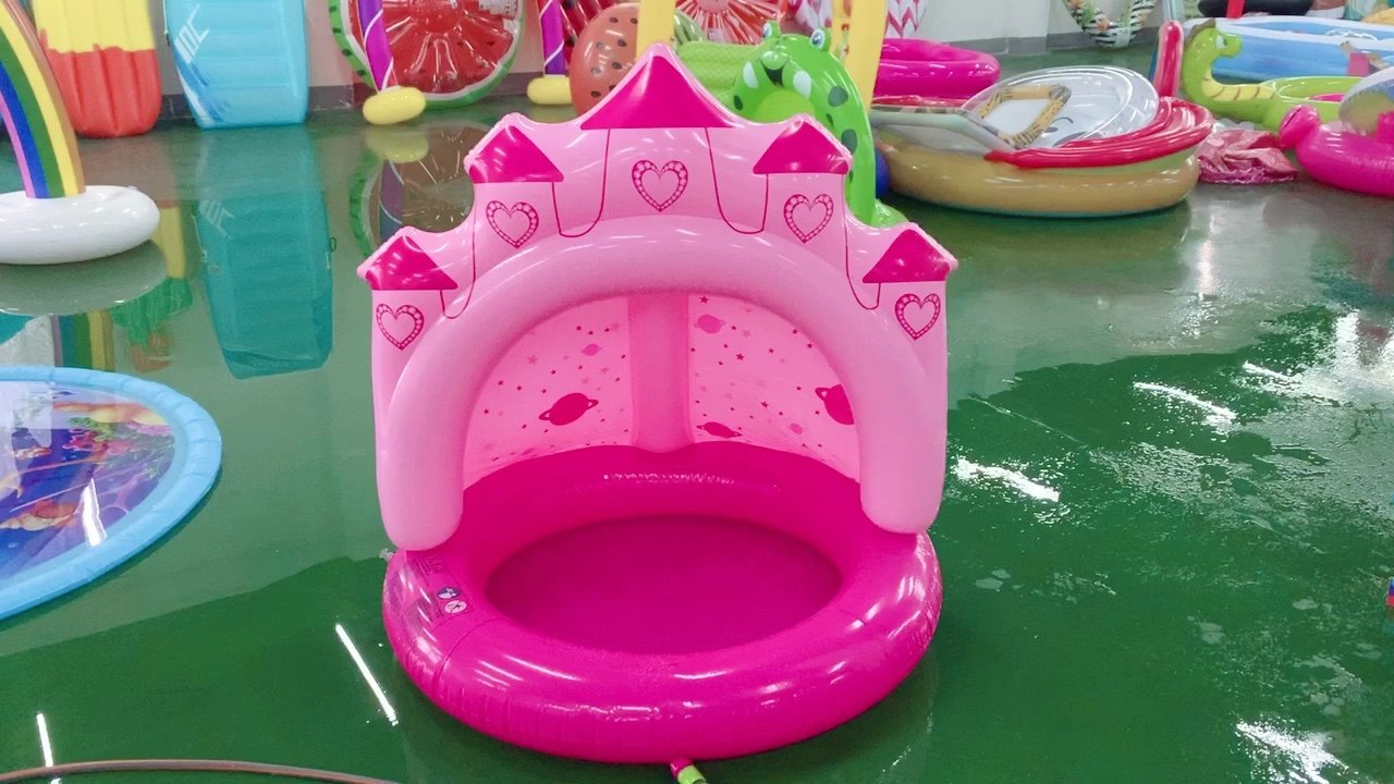 Top Inflatable Castle Baby Swimming Pool Paddling Pool For Kids - Buy ...