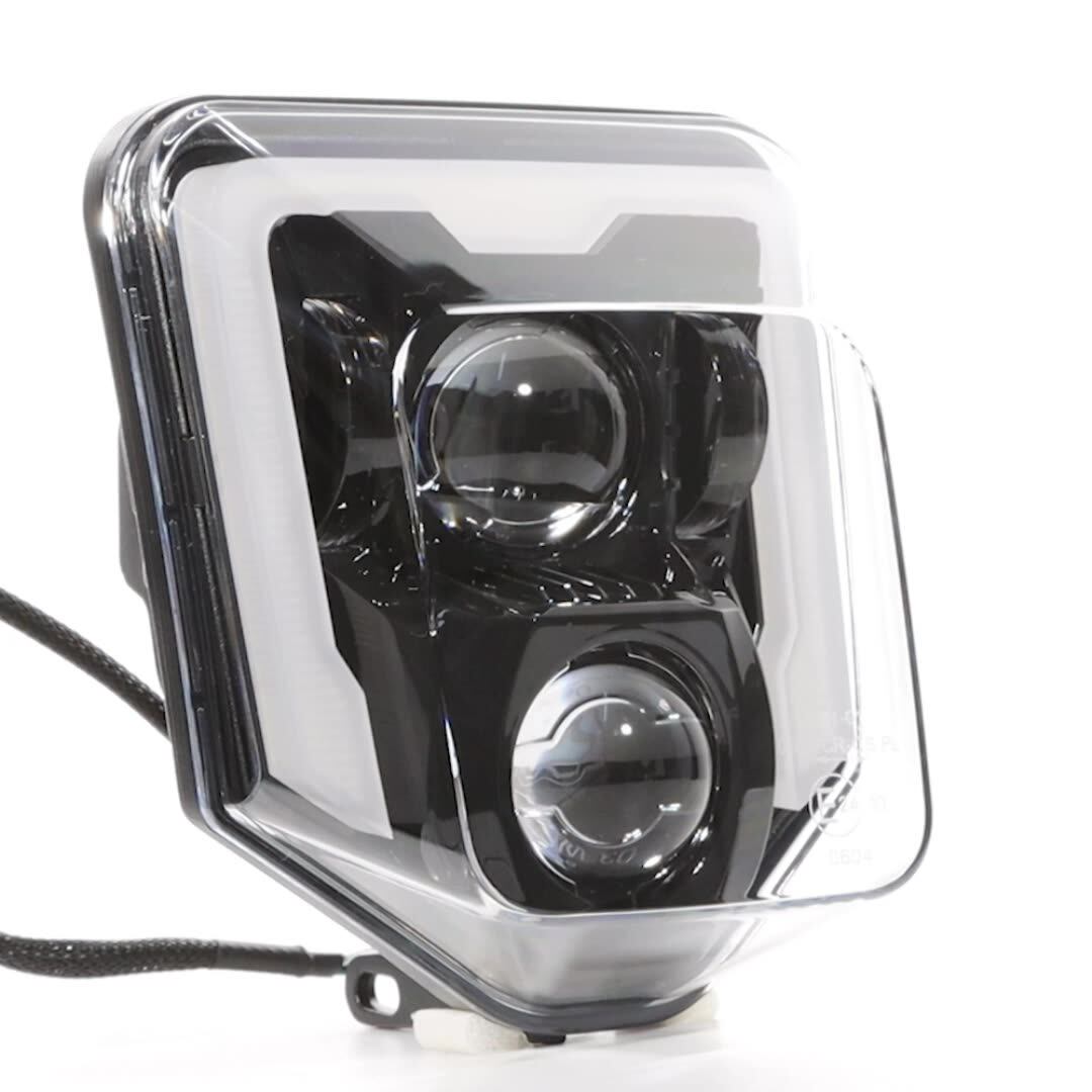 Morsun Motocross Led Headlight With Drl For Husqvarnas 2017-2022 Fe 250 ...