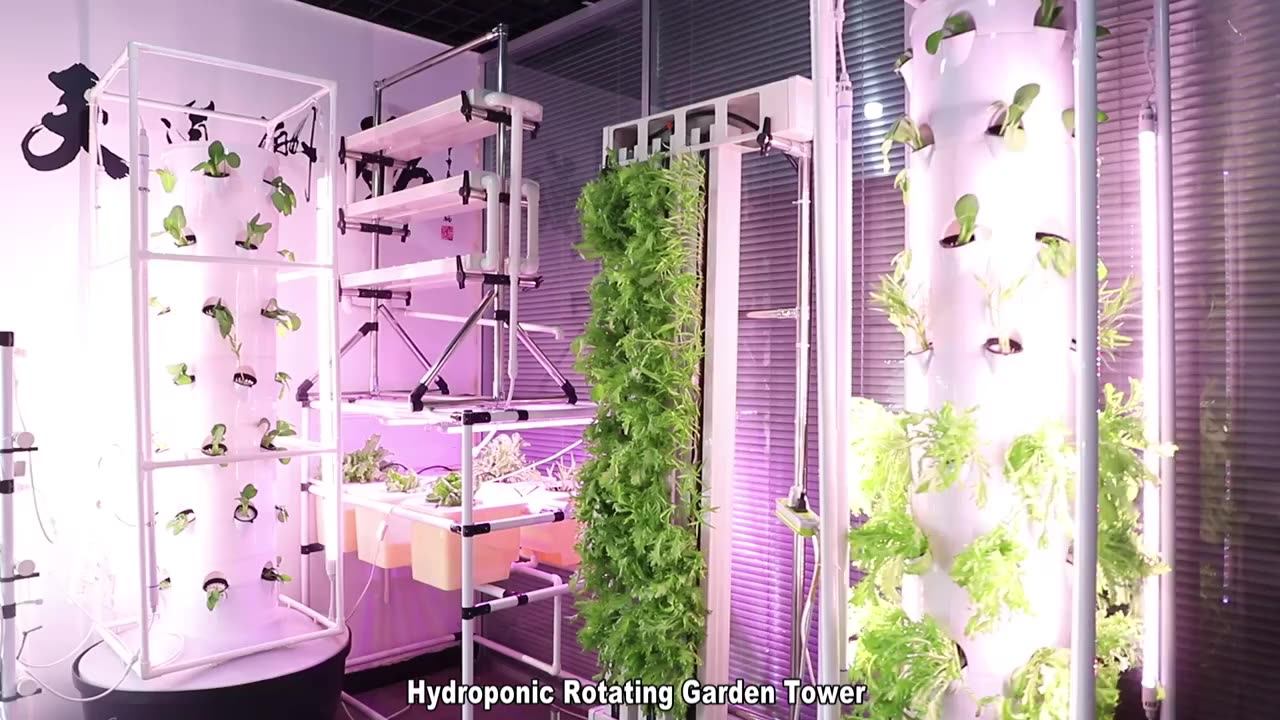 New Vertical Hydroponic Tower Hydroponic Growing System Aeroponic Tower ...