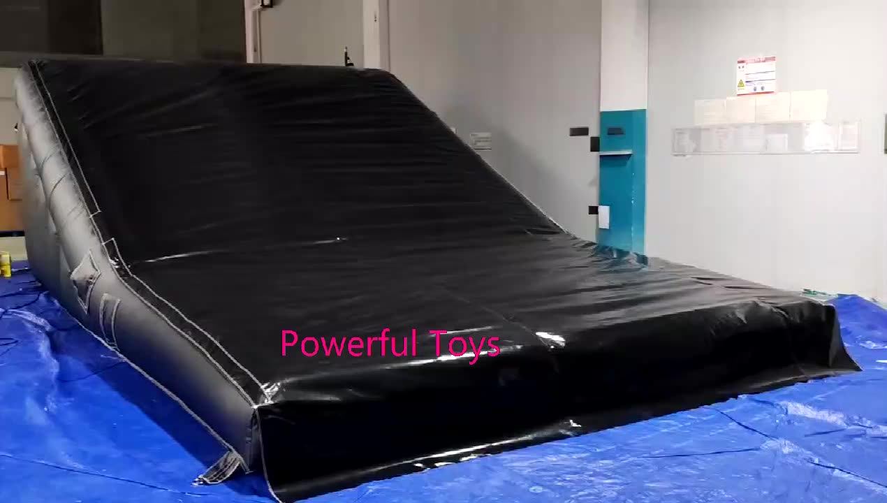 Inflatable Airbag Landing Pad Mountain Bike Rental Inflatable Skate ...