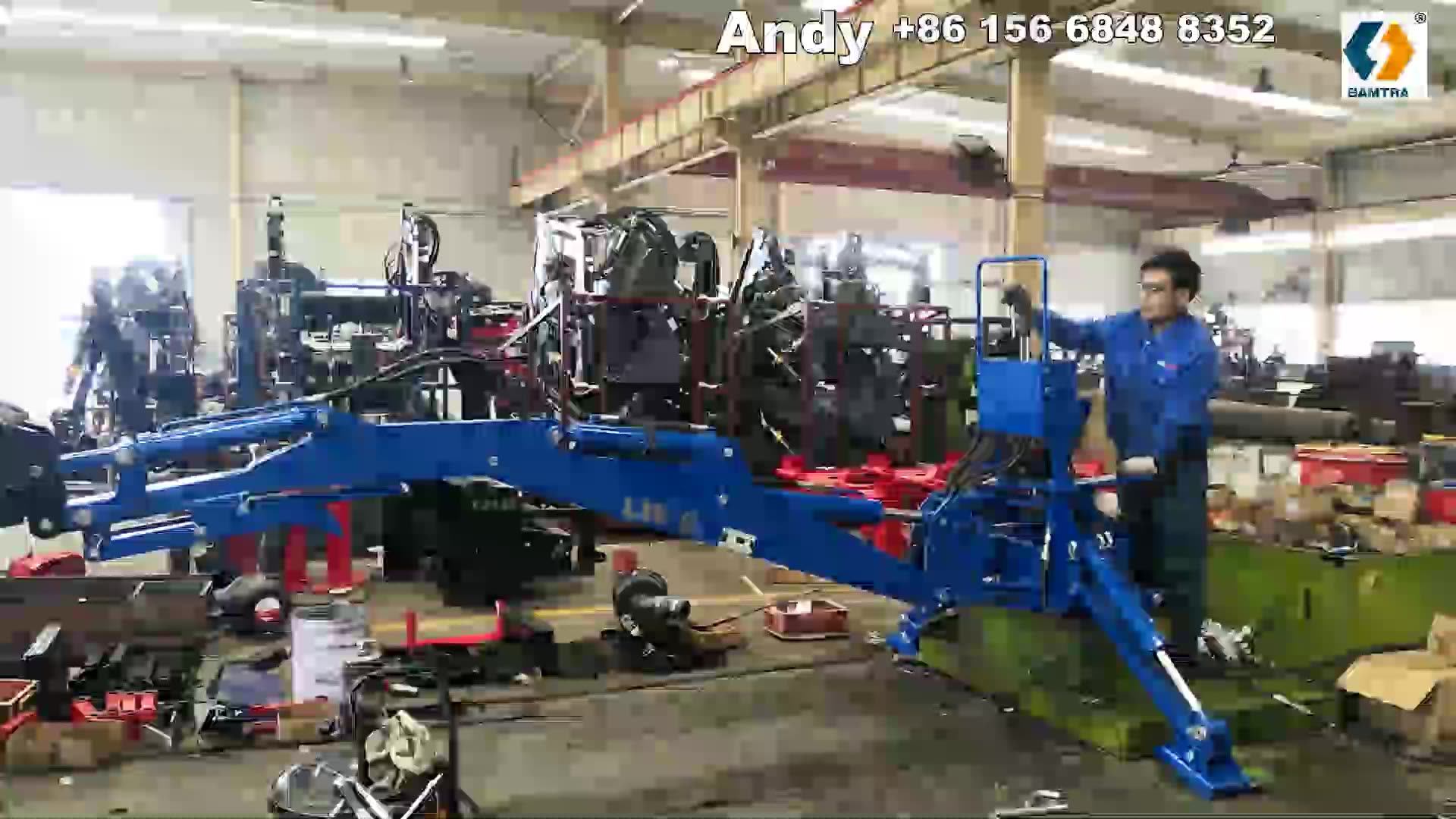 Rear Backhoe Digger Attachment For Tractors - Buy Ce Towable Backhoe ...