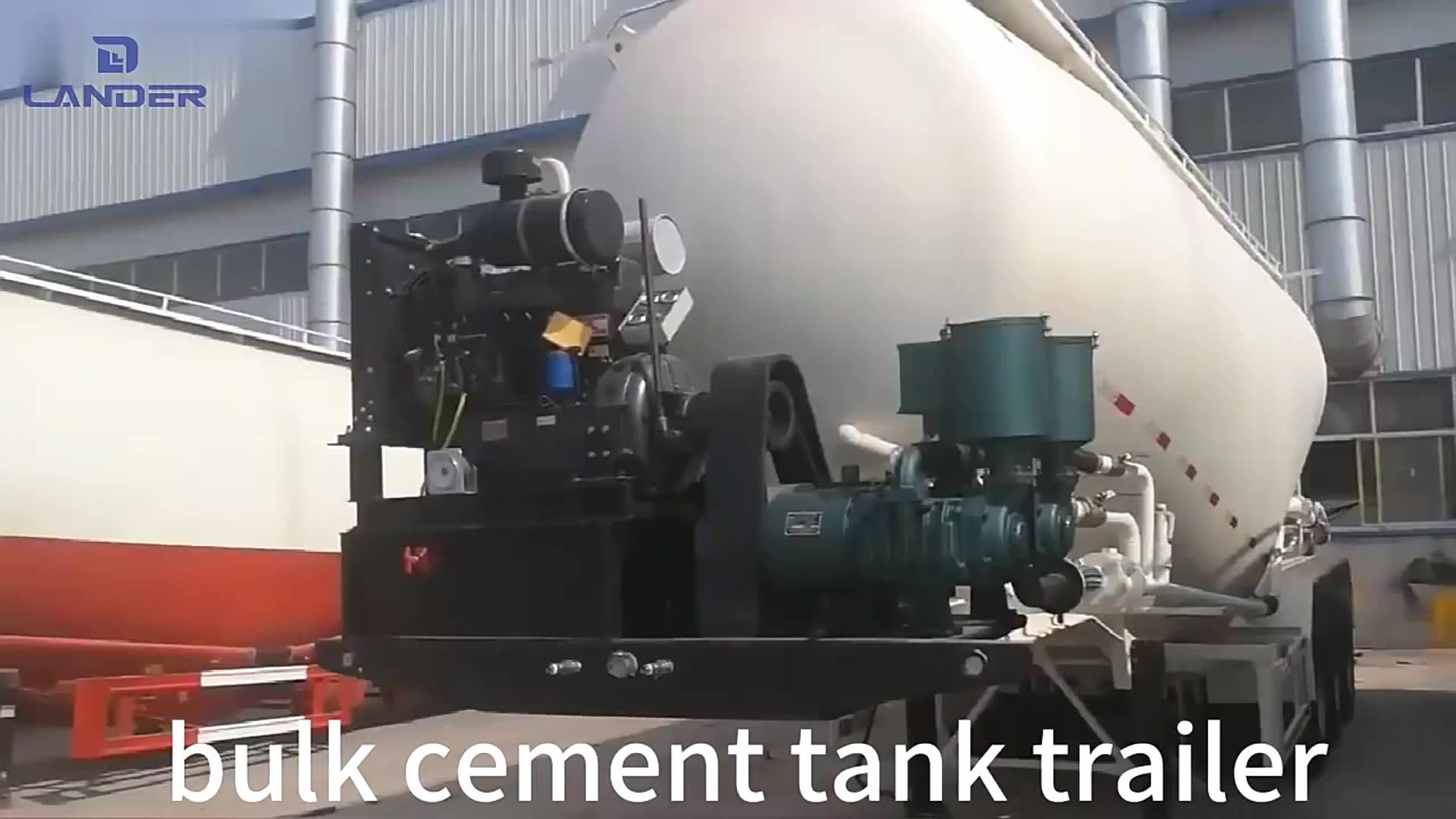 2023 New 3 Axle Flour Bulk Tanker Trailer Turkish Cement Silo Trailer 80tons 50t 60tons Capacity ...