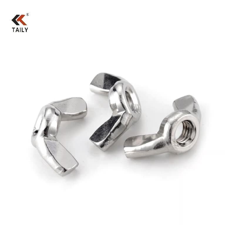 Galvanized M6 M8 M10 Ss304 Butterfly Nuts Precision Casting Din315 ...