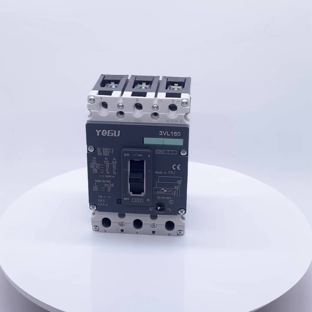 3vl Vl630/3vl5 3p 4p 252 À 630a 690v Disjoncteur À Boîtier Moulé Mccb ...