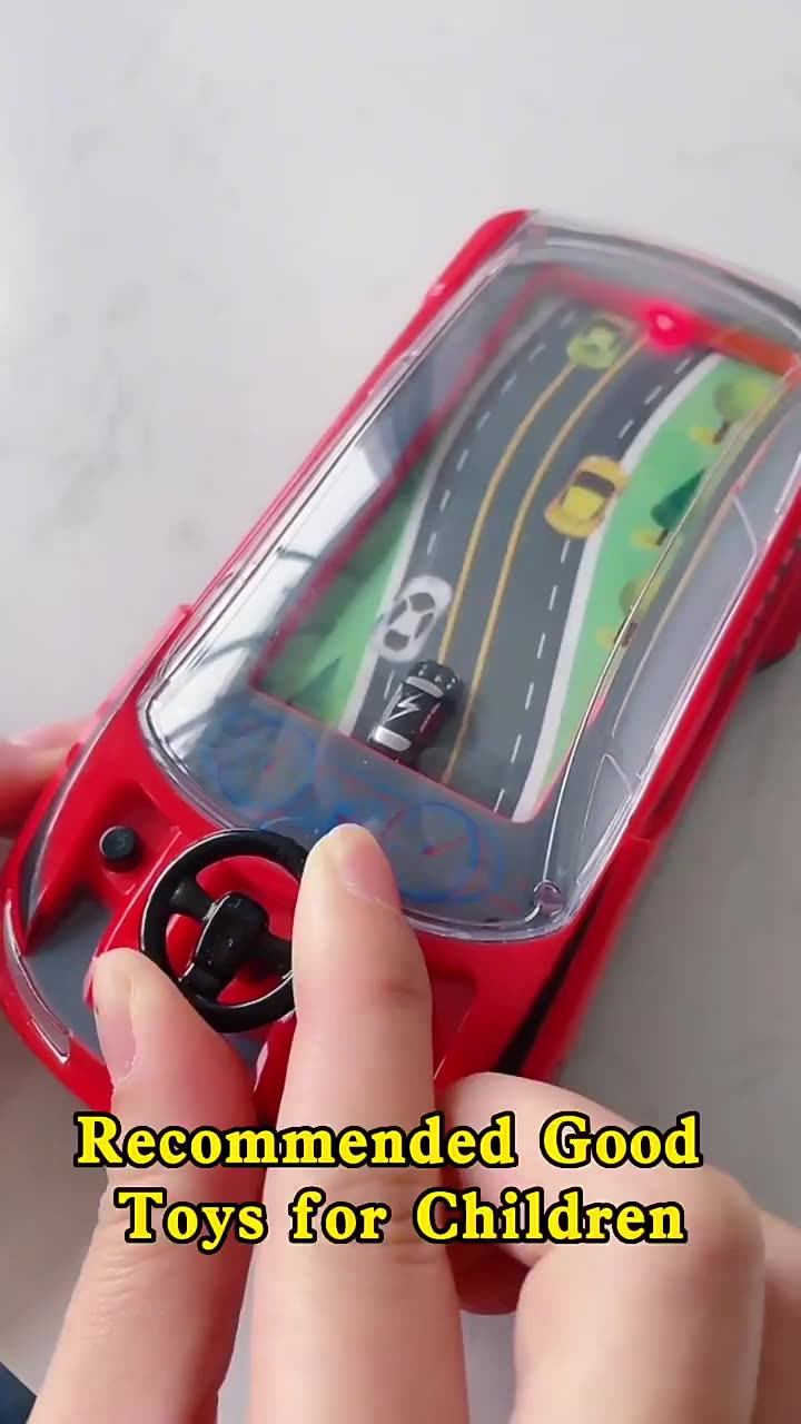 Handheld Gaming Console Steering Wheel Simulation Electric Dodge Road ...