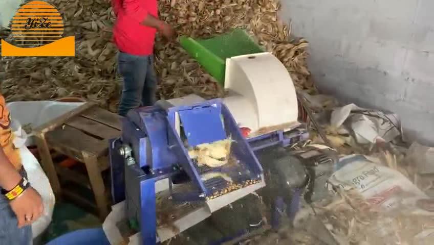 Small Farm Electrical Diesel Sugarcane Corn Peeler Dehusker Machine ...