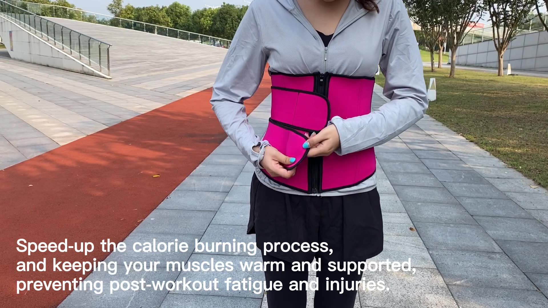 Compression Adjustable High Quality Waist Support 3 Band Waist Trainer ...