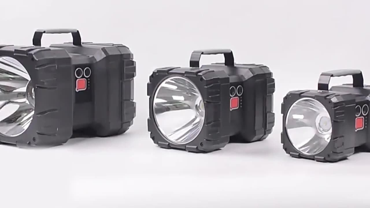 Heavy Duty Flashlight Torch Light Waterproof Rechargeable Powerful Led ...