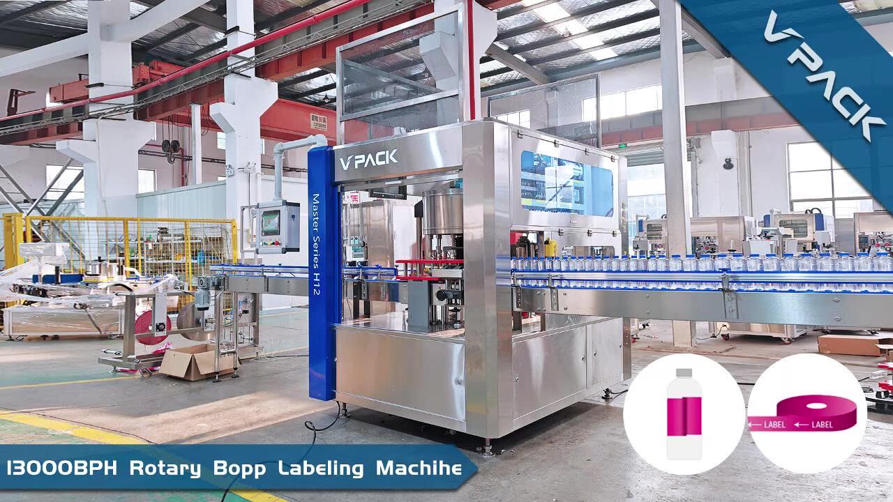 Bopp Rotary Opp Hot Melt Glue Labeling Machine /full Automatic Pet ...
