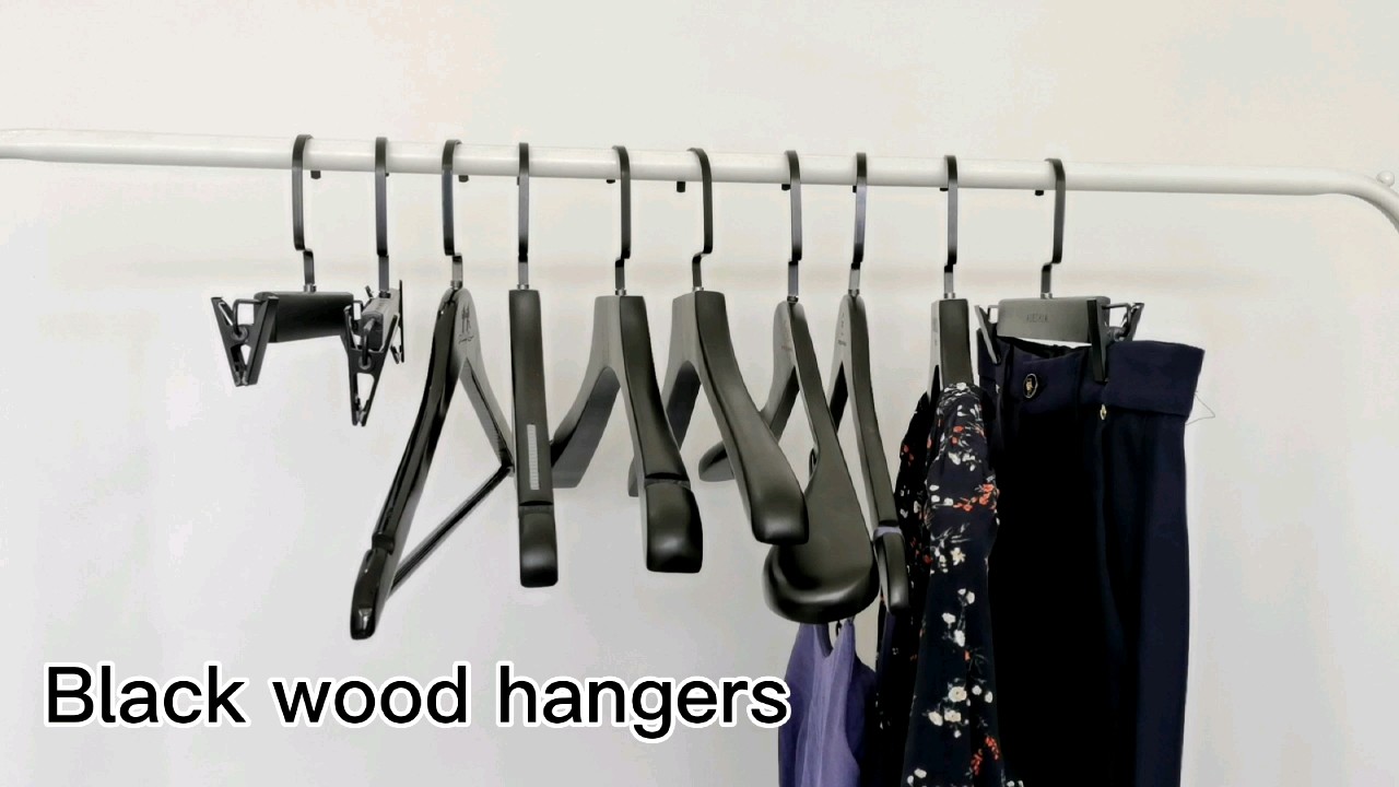 Hot Models Popular Models Wooden Hanger Clothes Lock And Designer ...