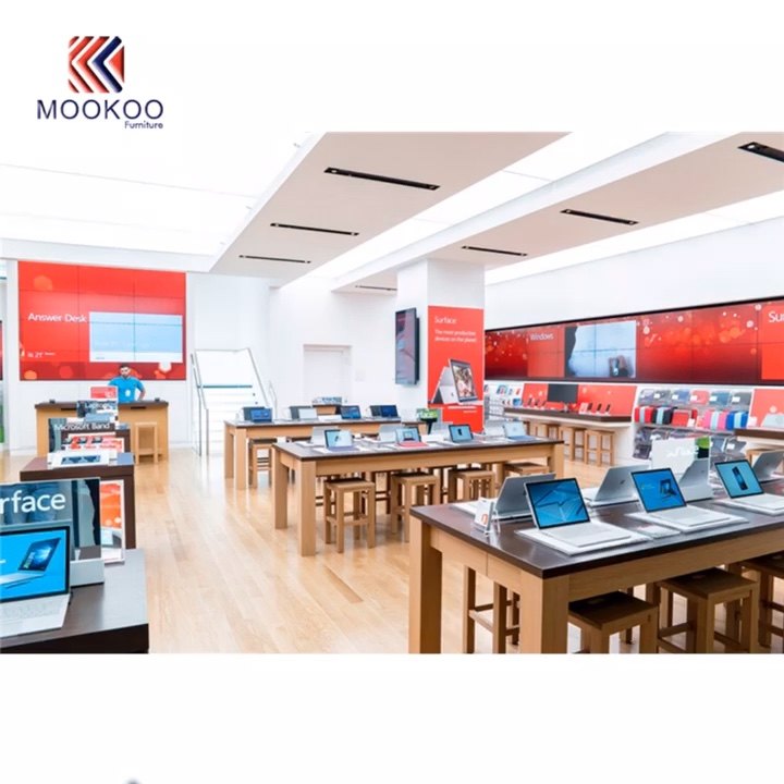 Brand Laptop Store Retail Display Table Design Furniture For Sale - Buy ...