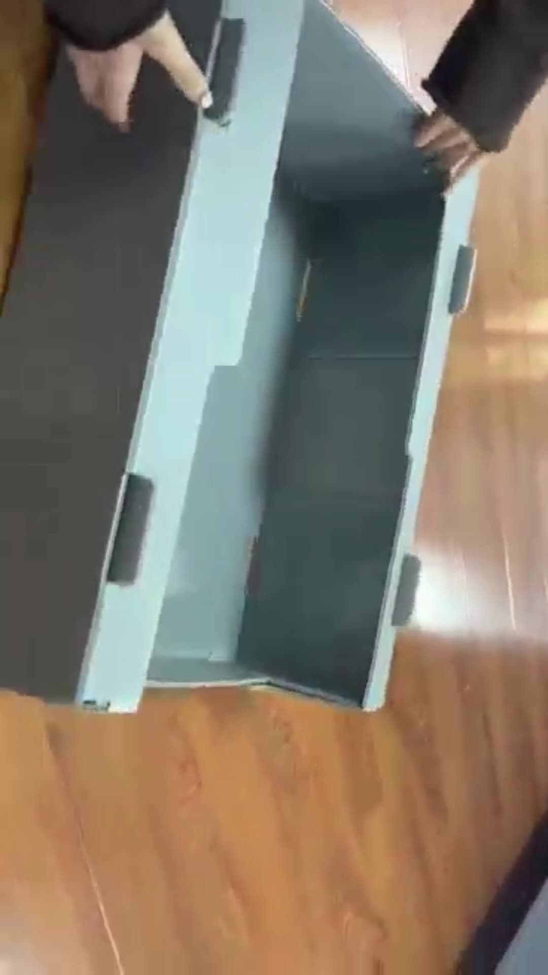 Factory Custom Pp Plastic Stackable Warehouse Corflute Collapsible ...