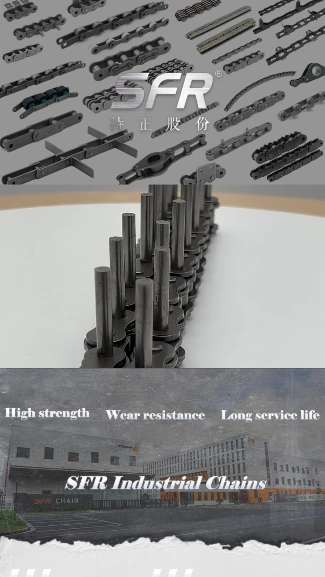 Heavy Roller Chain Ansi 160-1 Hv Zinc Plated Steel Material With ...