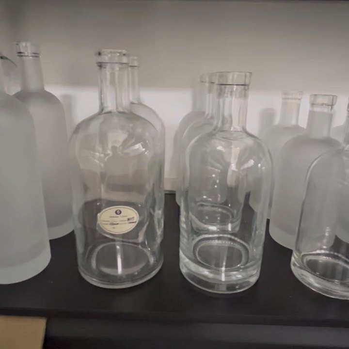 Free Sample 100ml 375ml 500ml 750ml Glass Empty Bottles Liquor Wine Gin ...