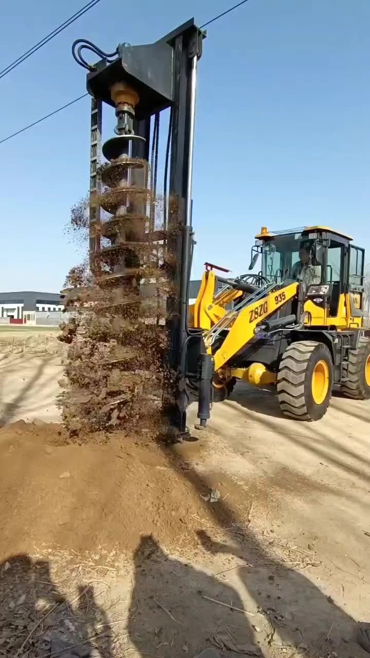 Factory Customized Mini Excavator Auger Post Hole Digger Drilling ...