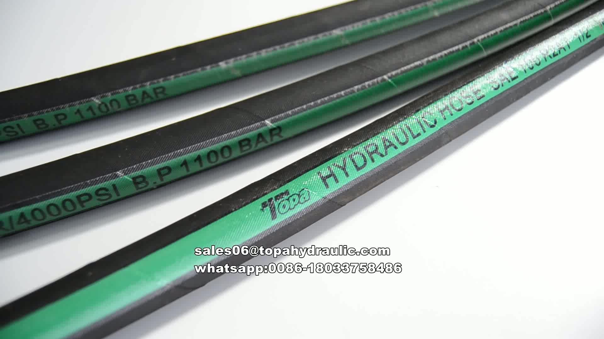 Sae 100 R13 Standard Four Or Six High Tensile Steel Wire Spiral ...