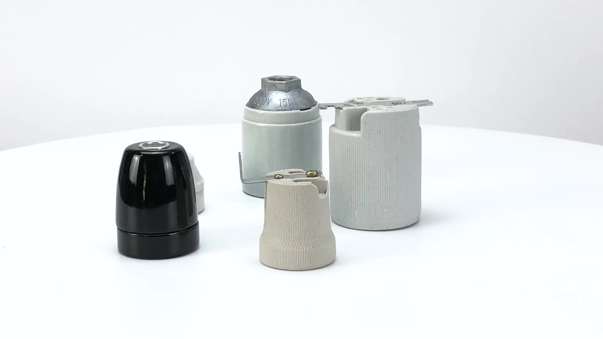 4inches Porcelain Lamp Holder Base For E27 Bulb Holders - Buy E27 ...