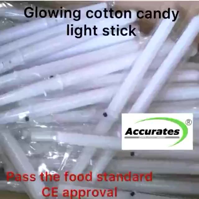 Led Cotton Candy Cones Colorful Glowing Marshmallow Stick Party Favors ...