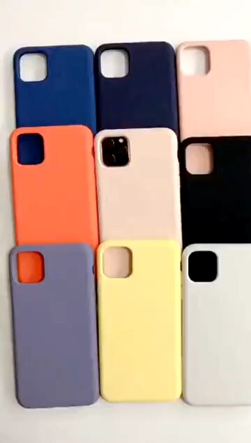 Liquid Original Plain Silicon Cell Phone Case For Iphone 11 13 Pro Max ...