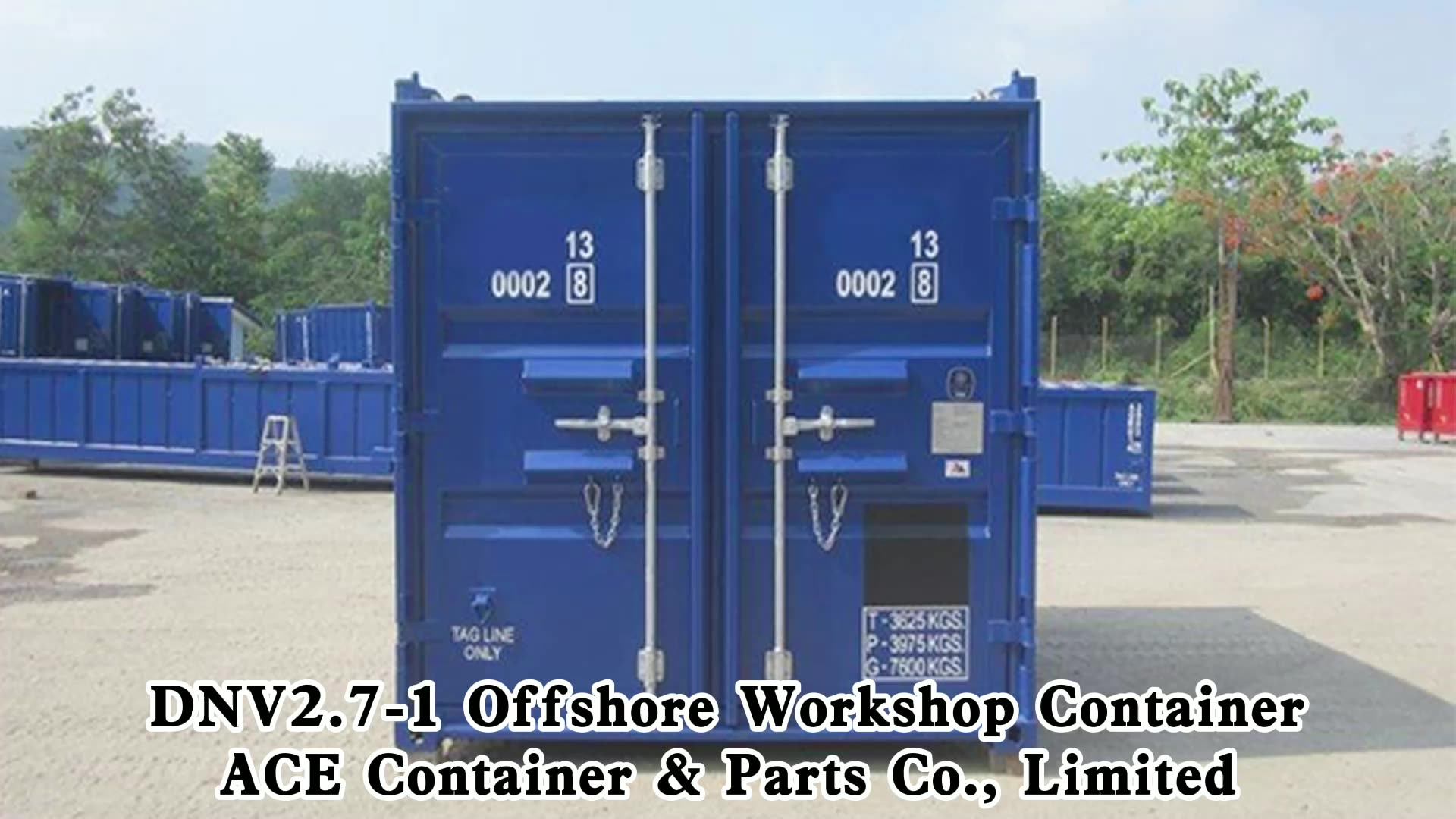 Dnv 2.7-1 Or Dnv 2.7-2 Certified A60 Grade Atex Offshore Container ...