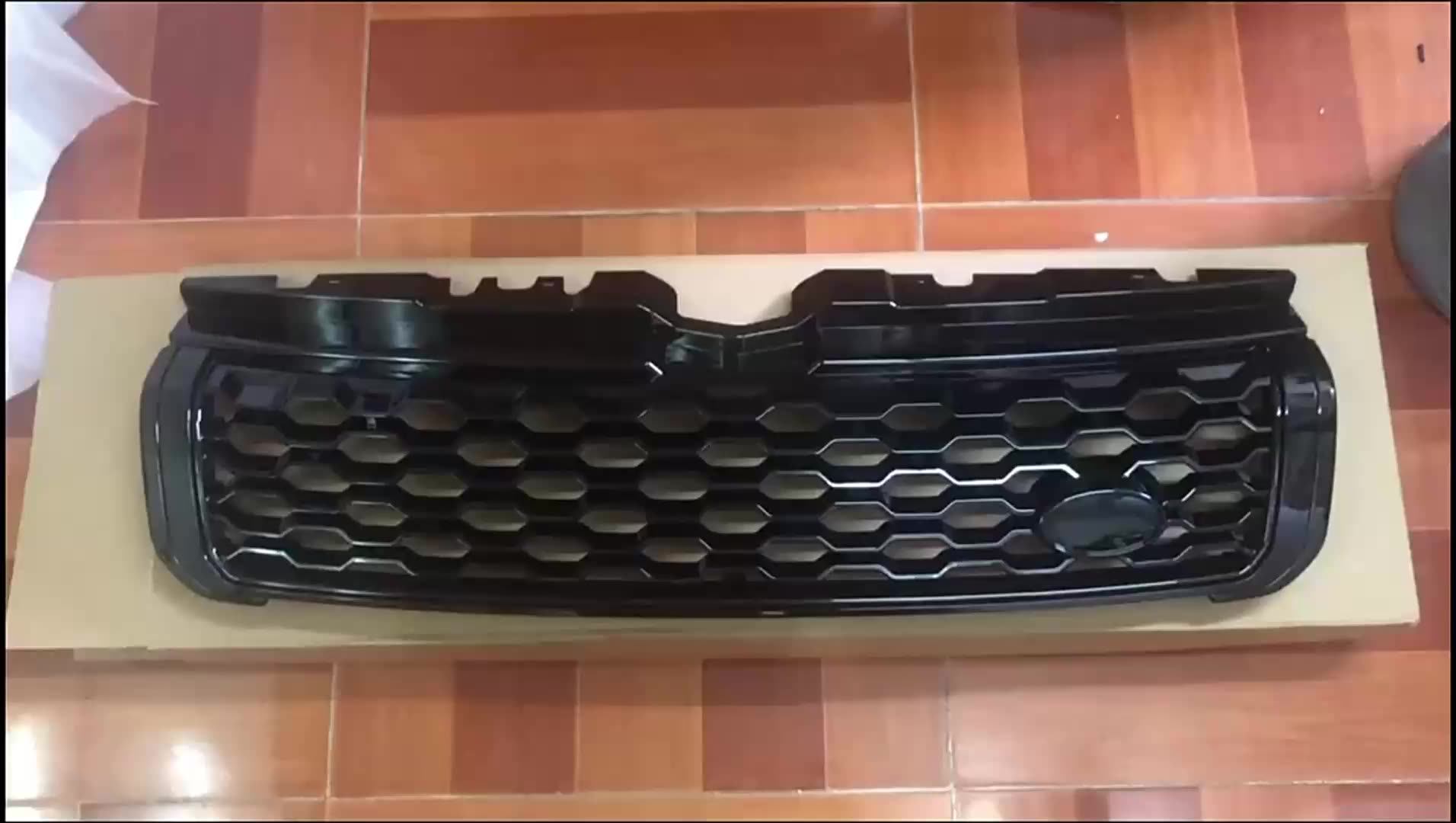 New Style Accessories Black With Red Bar Facelift Front Bumper Mesh ...