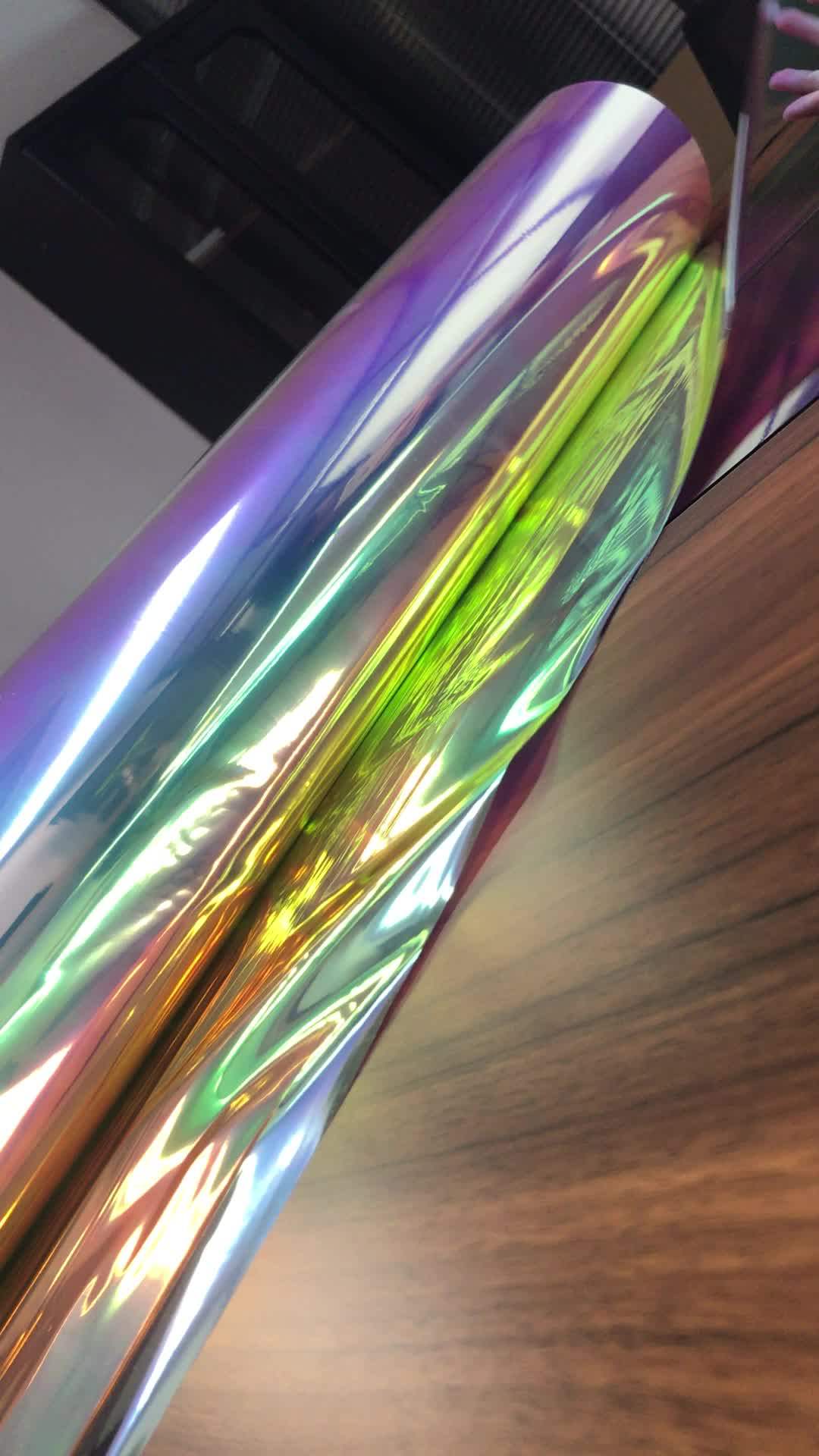 Rg 0.4mm Usa Blue Pvc Color Mylar Iridescent Film Lamination - Buy Pvc ...