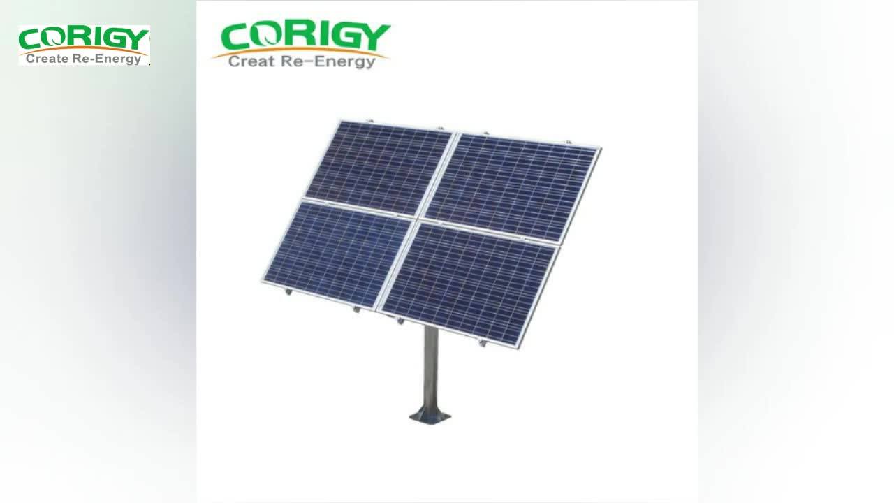 Single Solar Panel Pole Mount Structure Support 1-16 Panels - Buy Mount ...