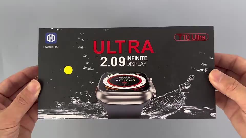 T10 Ultra Reloj Smart Watch Ocean Band 49mm Screen Fitness Tracker ...