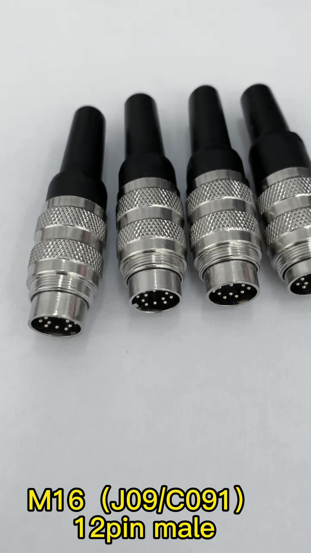 M16 J09 Connector Ip65 Waterproof C091 Connector 3pin 4pin 5pin 6pin ...