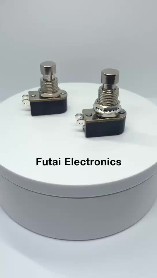 2pin Soldering Terminal Spst No Momentary Function Pedal Push Button ...