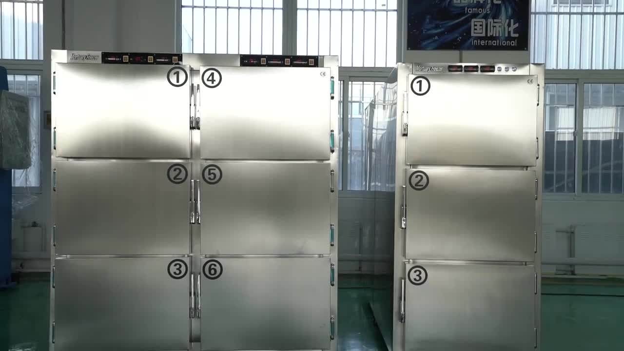 Three Bodies Morgue Refrigerator Mortuary Cooler Corpses Cabinet ...