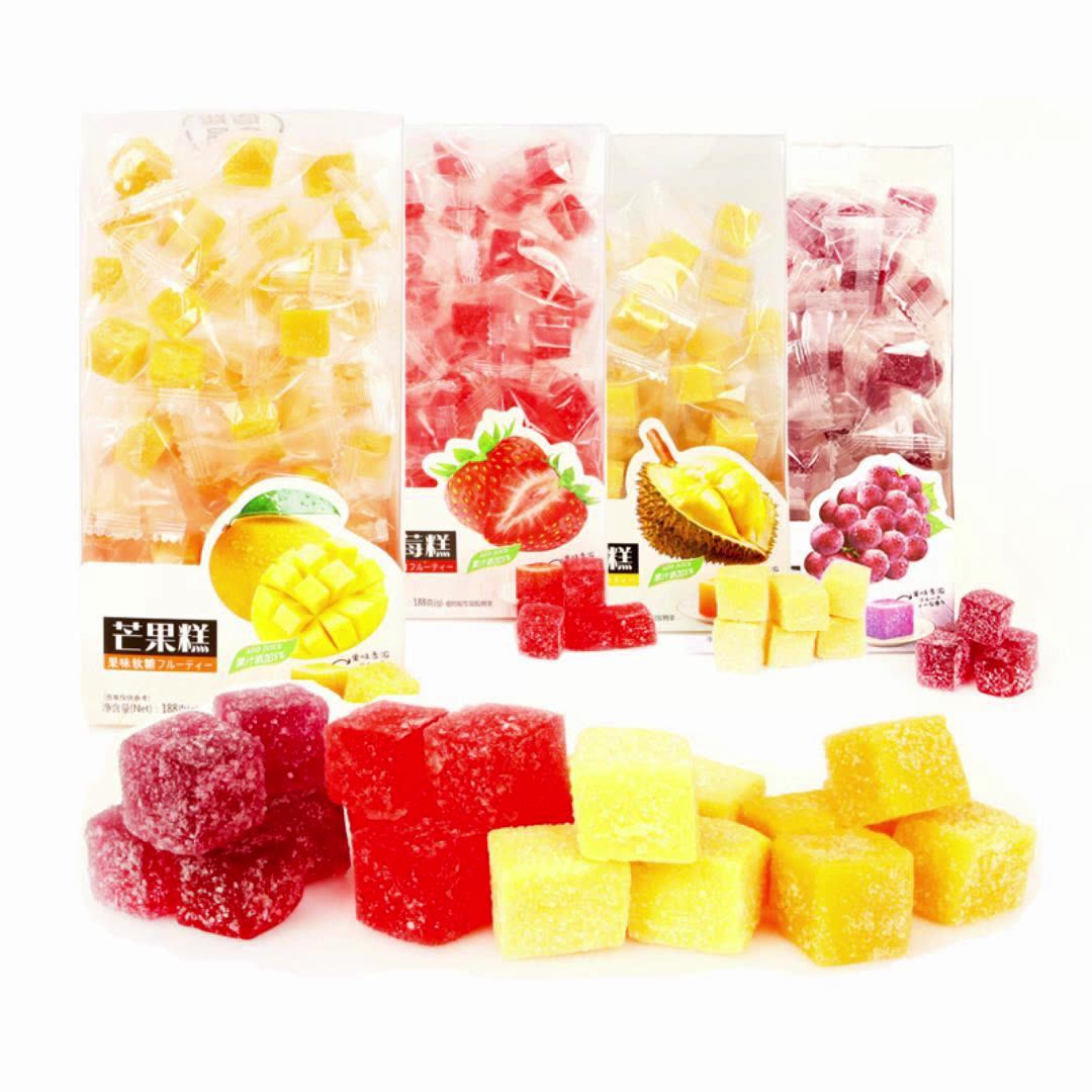 New Product Wholesale Custom Private Label Assorted Fruit Candy Cube ...