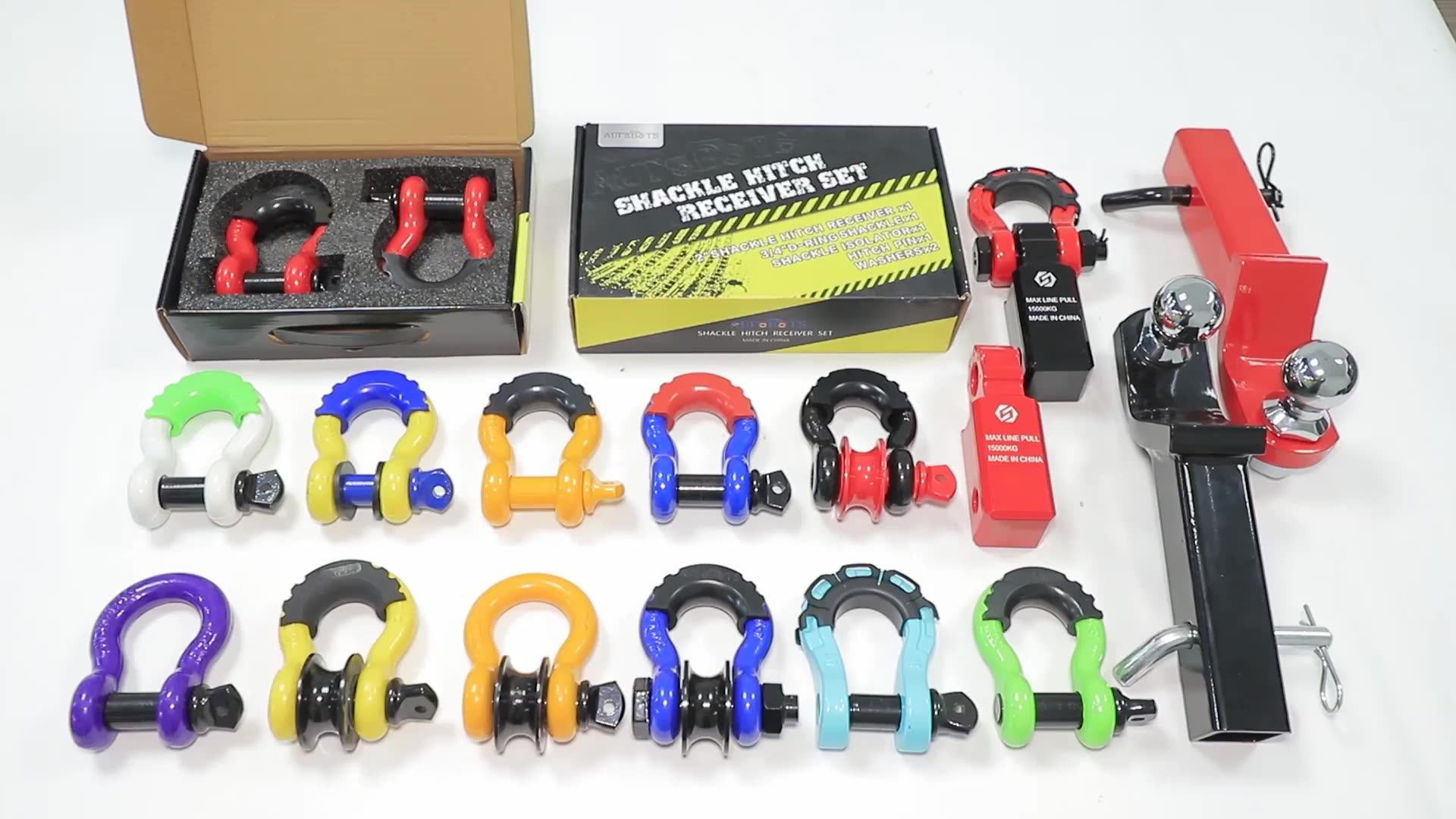 Tie Down D-ring Shackles Mount With Backer Plate Towing Shackle Towing ...