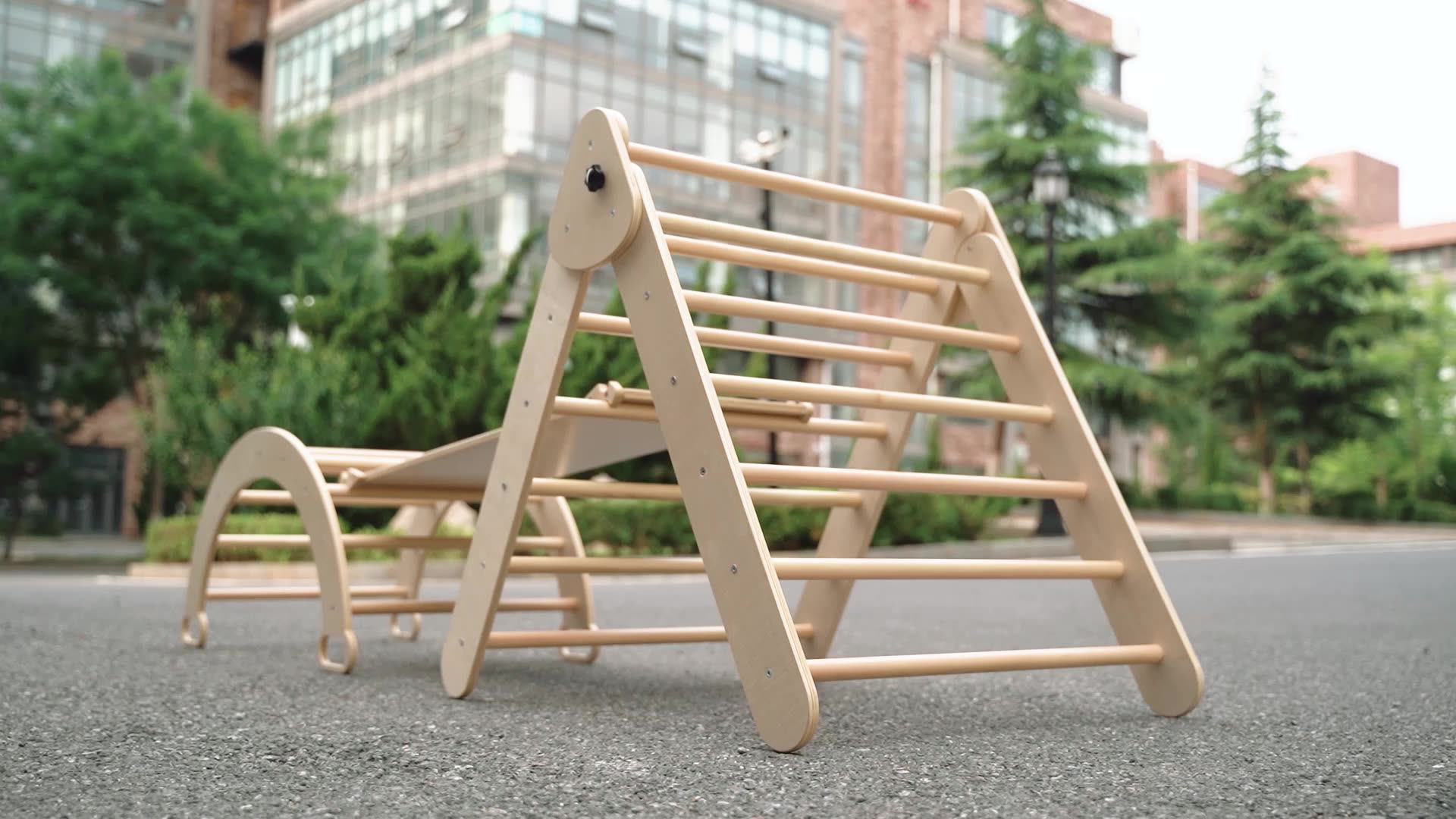 Montessori Indoor Playground Piklers Triangle For Kids Climber Triangle ...