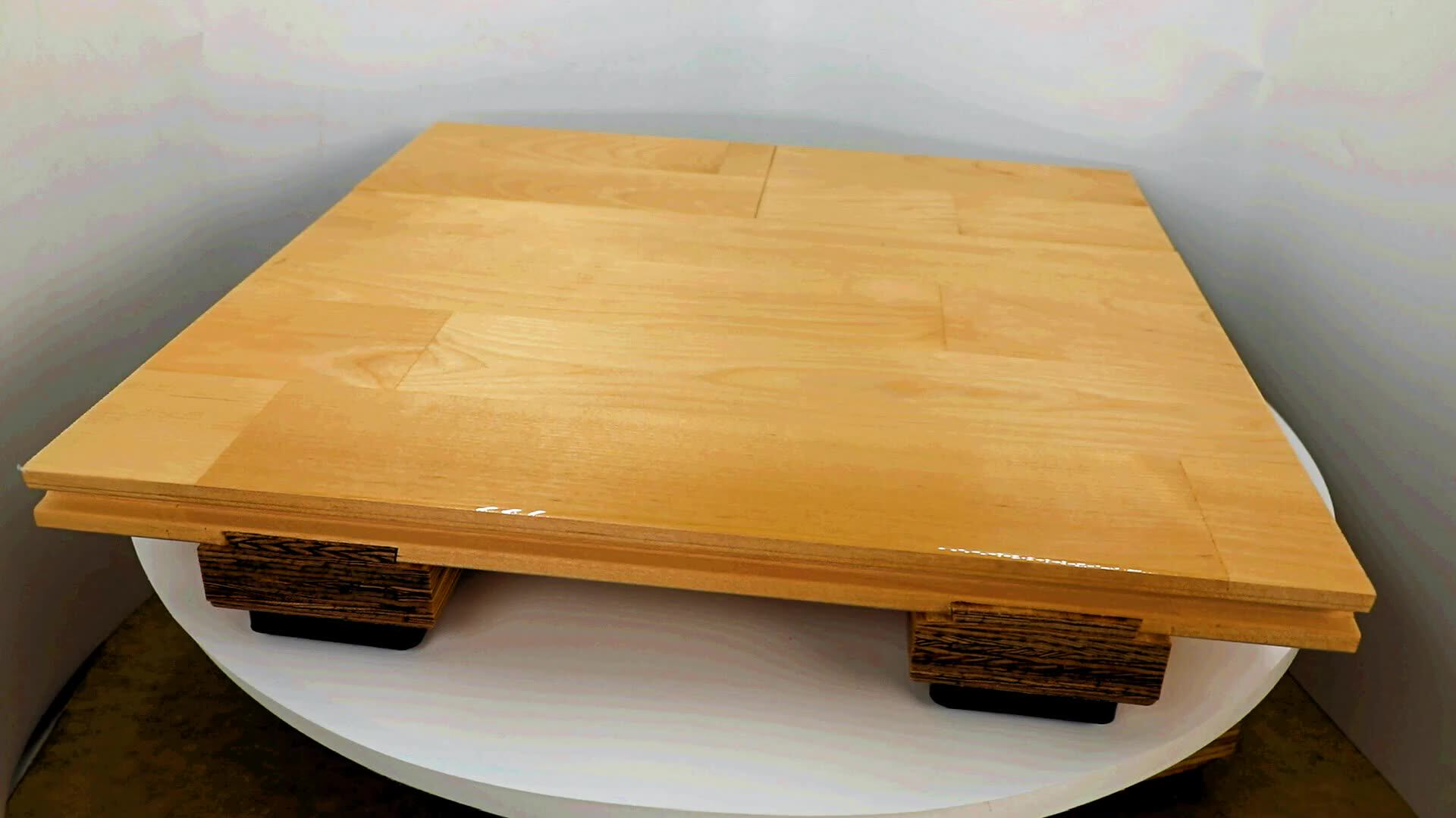 Solid Wood High Protection Maple Birch Hevea Oak Wood Basketball ...