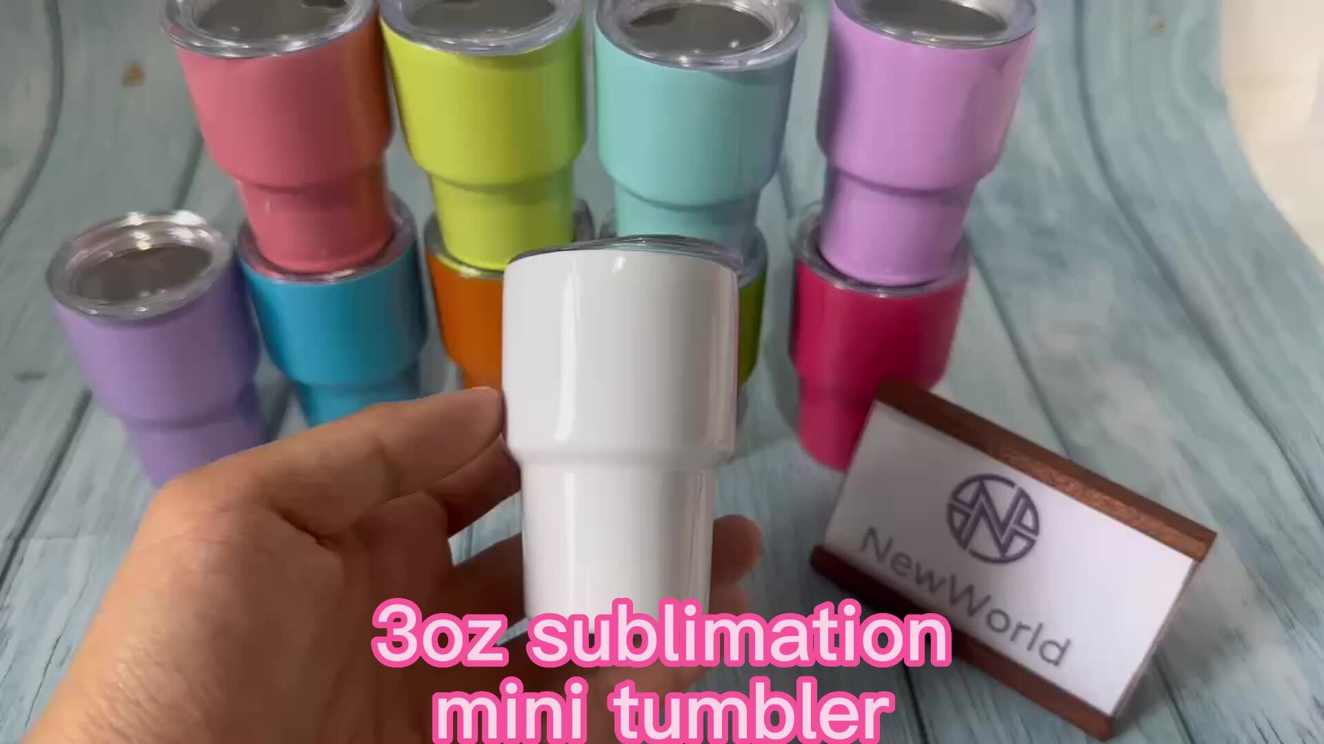 Cute 3oz Mini Shot Tumbler For Sublimation Metal Mini 2oz Shot Glass ...