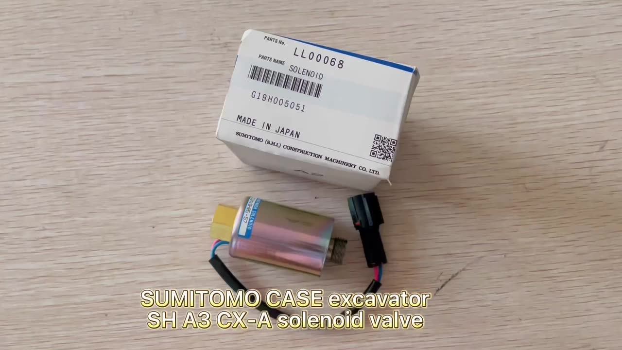 Genuine Solenoid Valve Ll00068 Case Excavator Cx75sr Cx130 Cx160 Cx210 ...