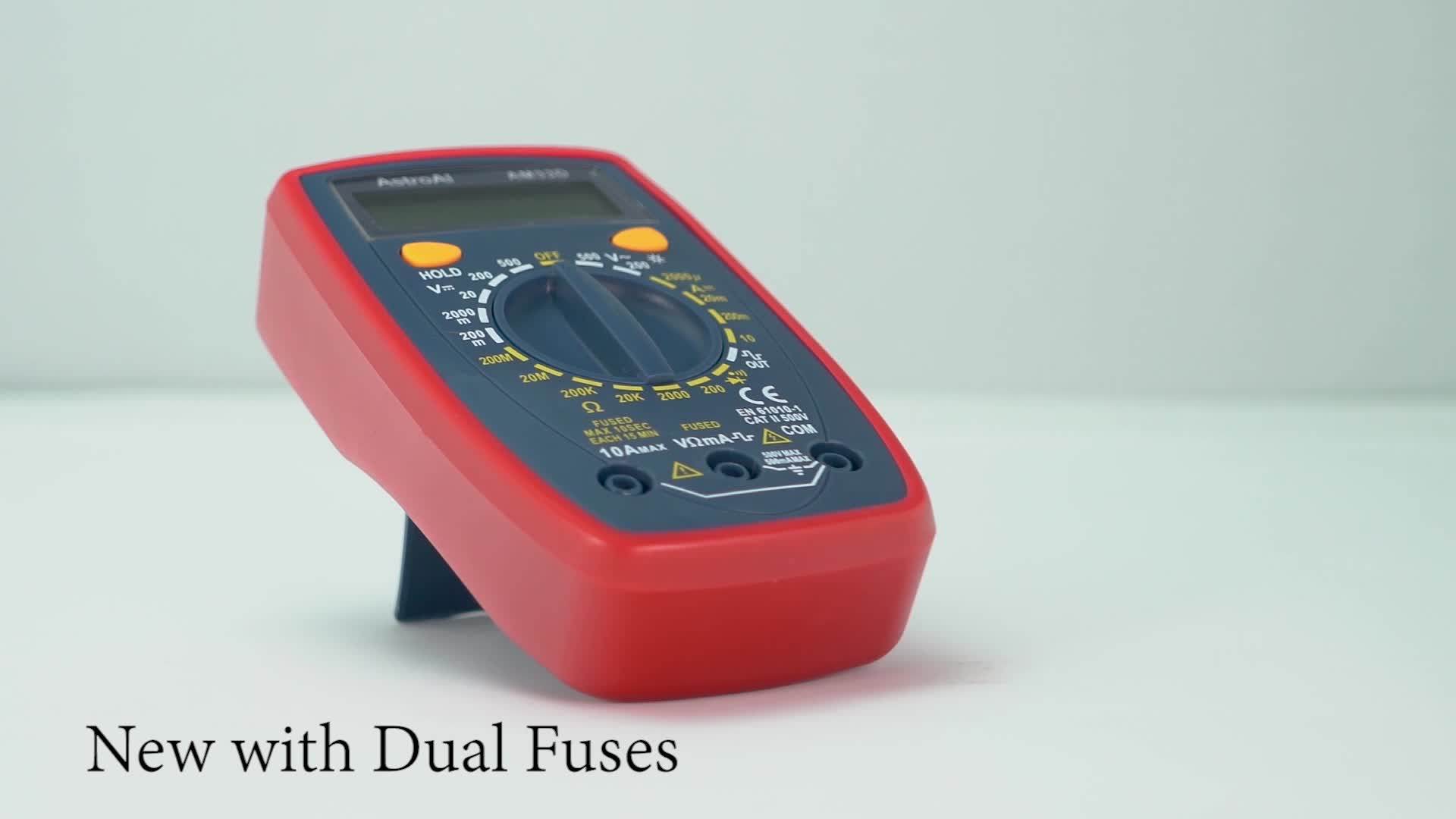 Astroai Digital 2000 Counts Multimeter With Ohm Volt Amp And Diode ...