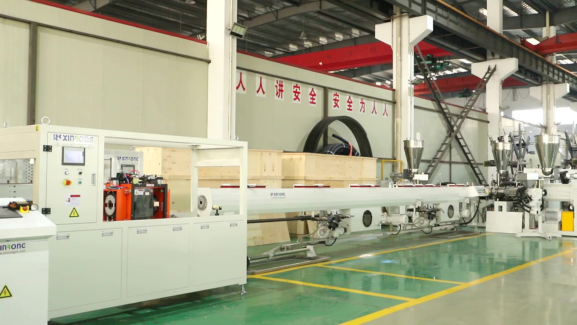 Ppr Pe Plastic Pipe Making Machine Equipment Water Pipe Production Line ...