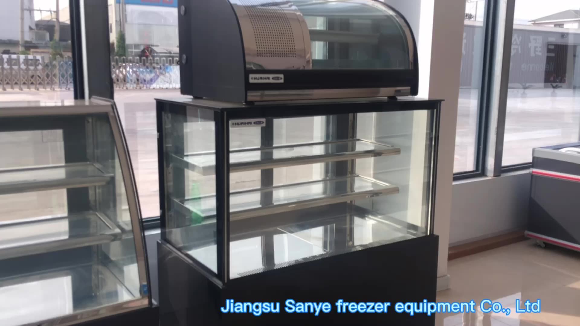 Table Top Cake Display Chiller Upright Bakery Refrigerator Cake Dessert ...