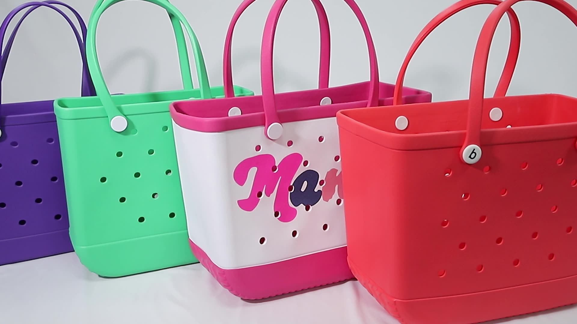 Hot Gaoda Factory Wholesale Fashion Beach Waterproof Eva Silicone Summer Rubber Handbags Custom ...