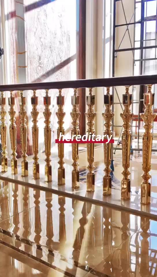 Exterior Fancy Wooden Stair Handrails Terrace Baluster Deck Railing ...