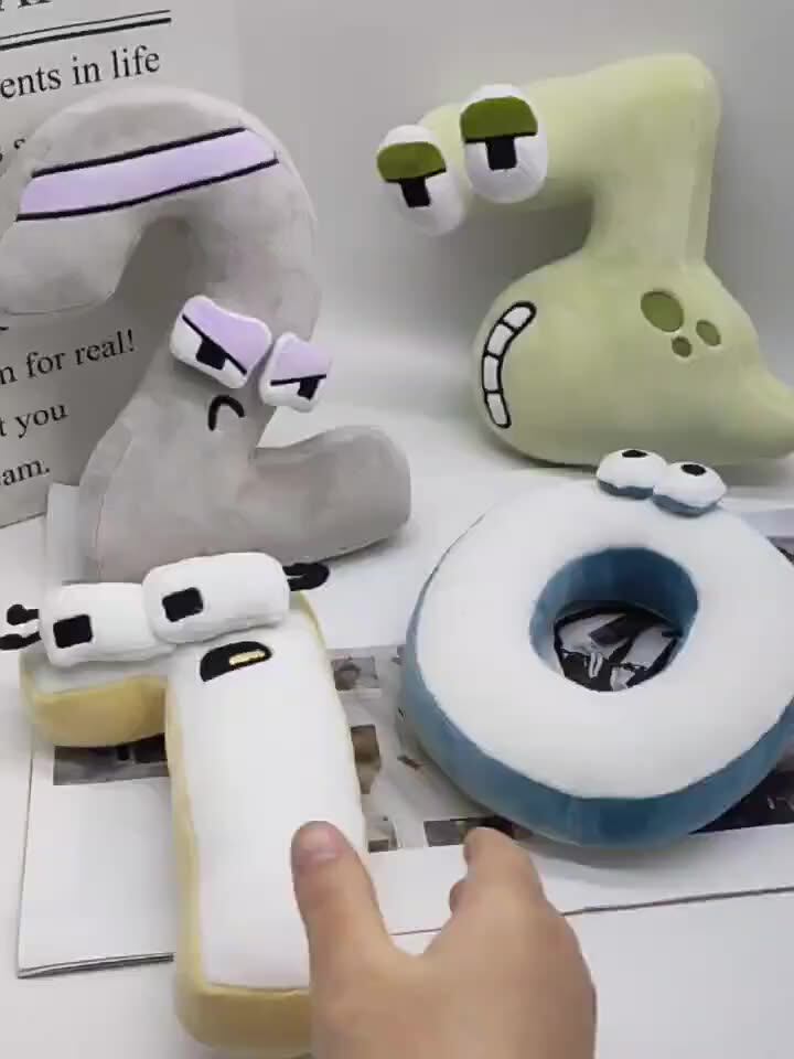 Factory Wholesale Alphabet Lore 0-9 Digital Plush Arabic Numerals ...